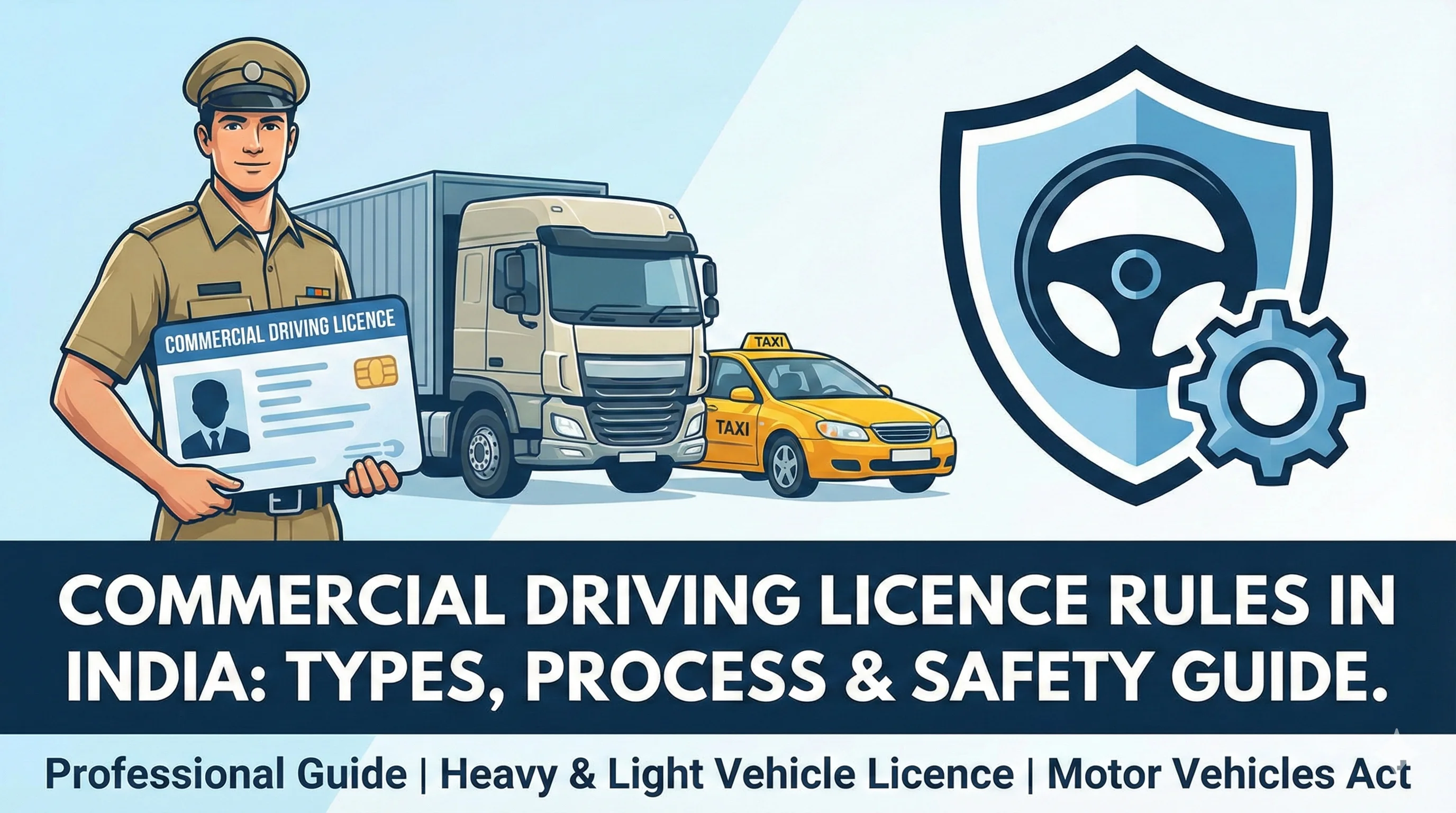 Commercial Driving Licence Rules in India - Eligibility, Validity & Law
