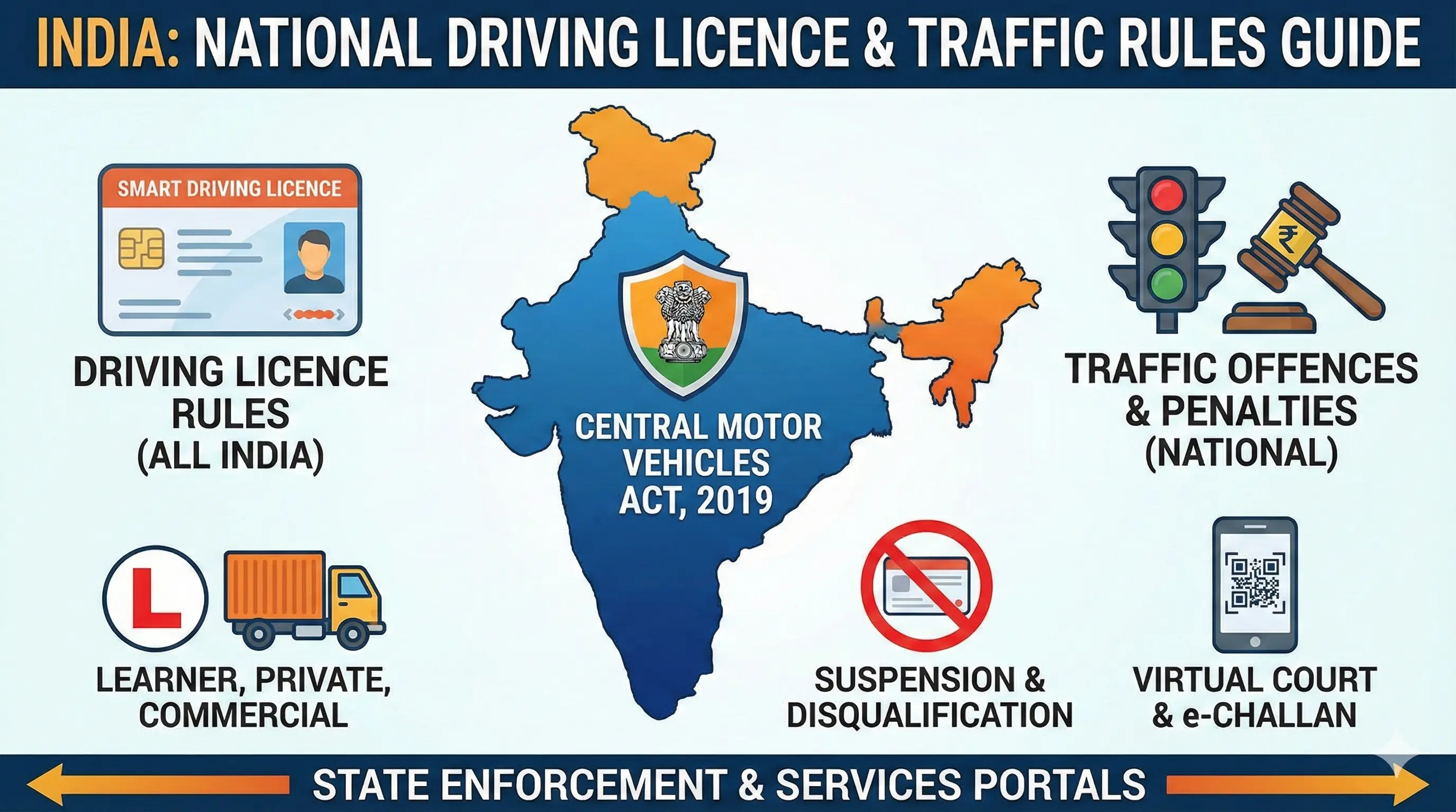 Driving Licence & Traffic Rules in India - Laws, Fines & Penalties 2026