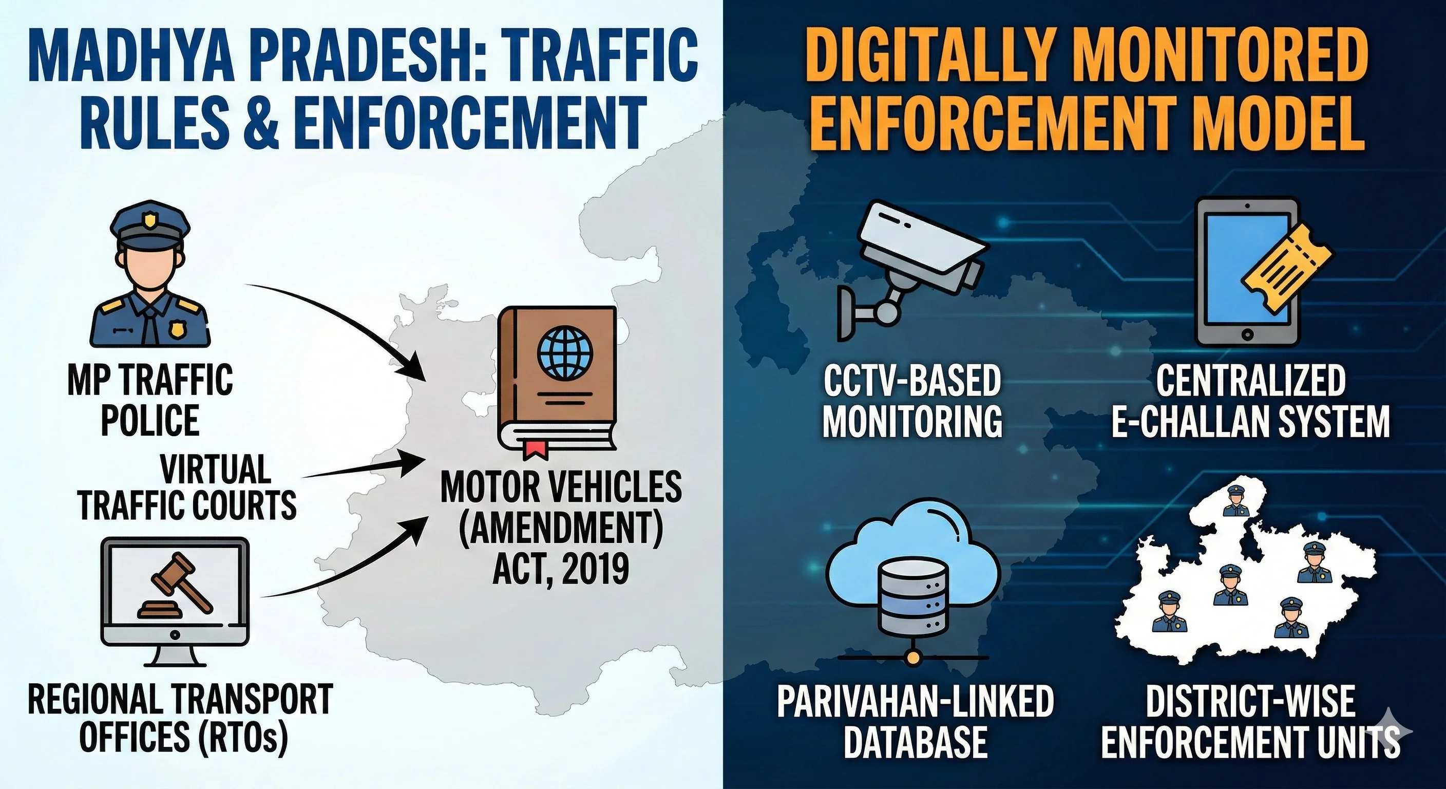 Driving Licence & Traffic Rules in Madhya Pradesh (MP) - Fines ...