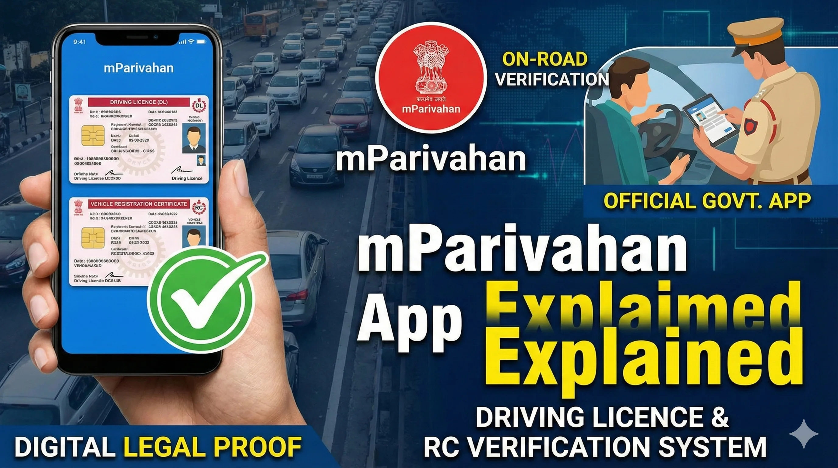 mParivahan App Explained - Driving Licence & Vehicle Verification System
